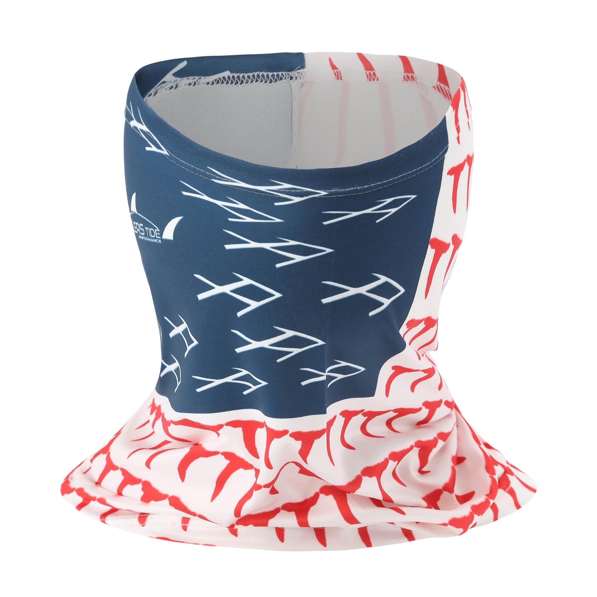 Americana Fishing Neck Gaiter - Red White & Blue | Anglers Tide